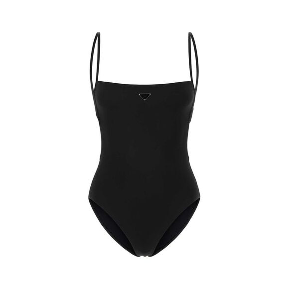 Prada | Swim | Prada Black Stretch Polyester Swimsuit | Poshmark